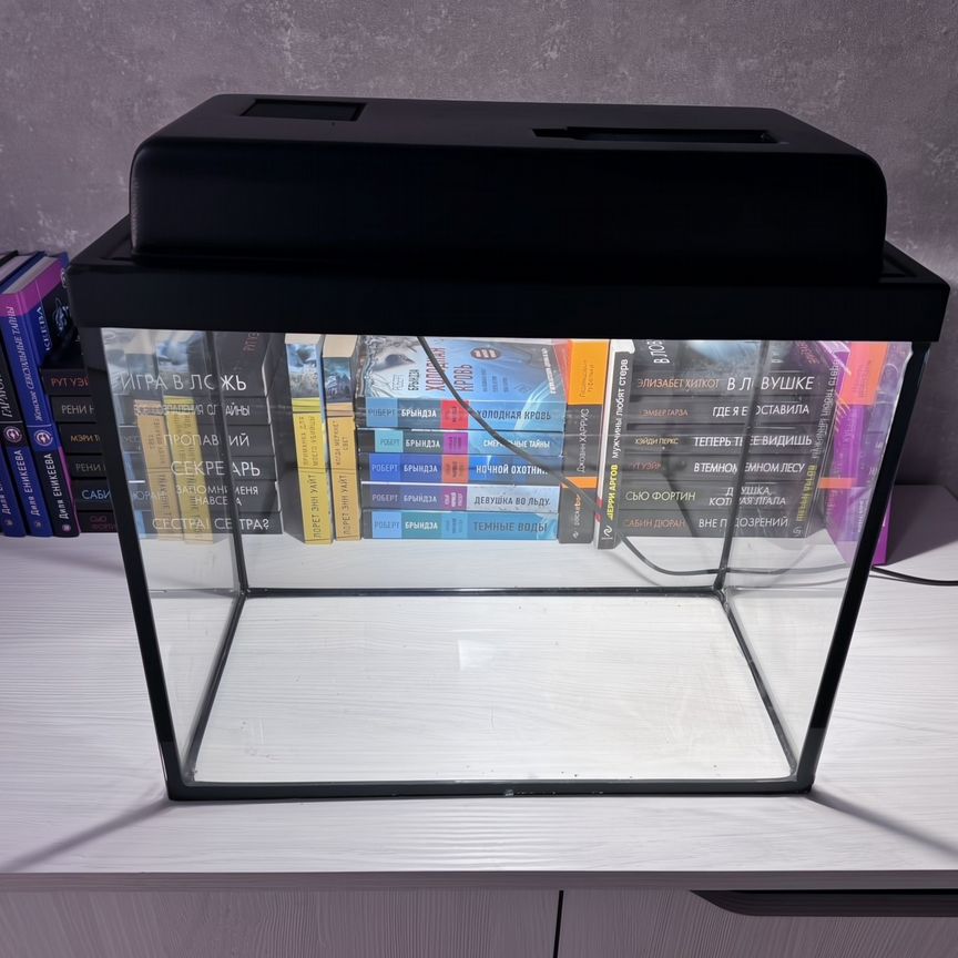 Аквариум 22 литра с крышкой и подсветкой