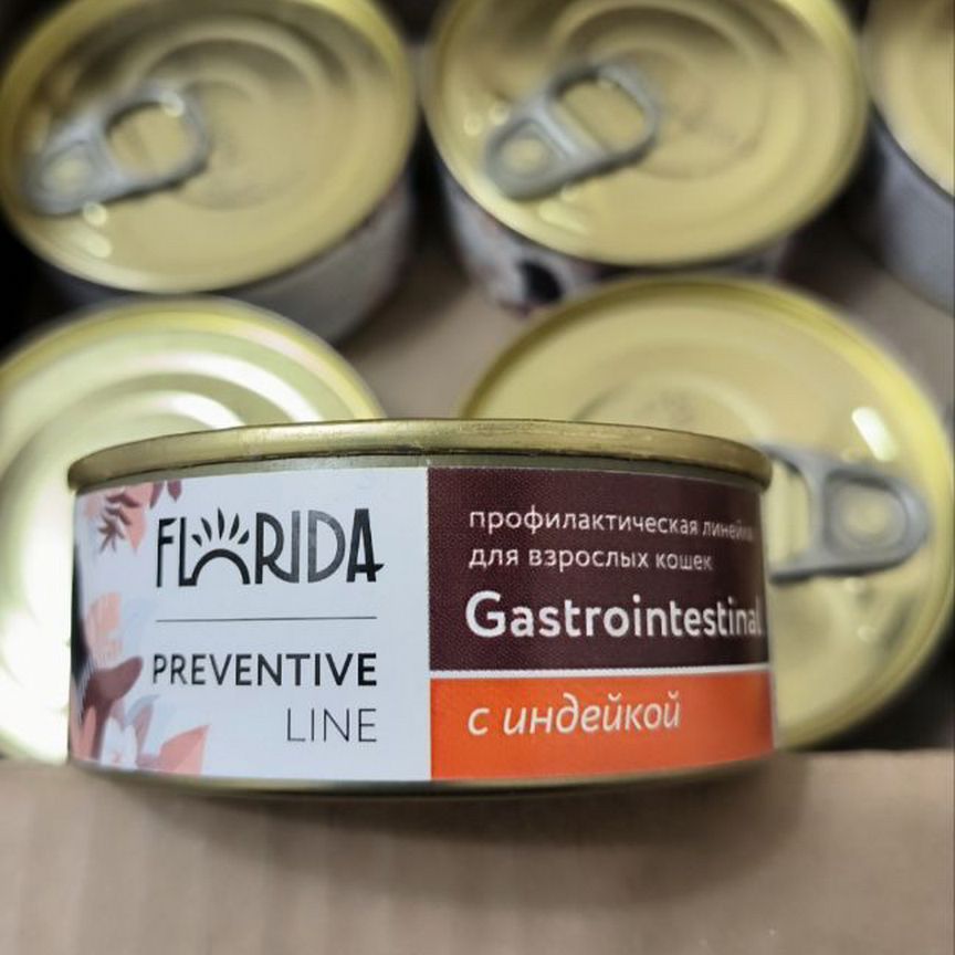 Консервы Florida Gastrointestinal для кошек