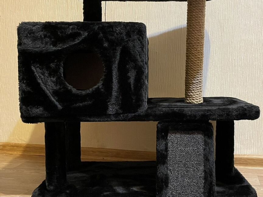 Домик для кошки с когтеточкой