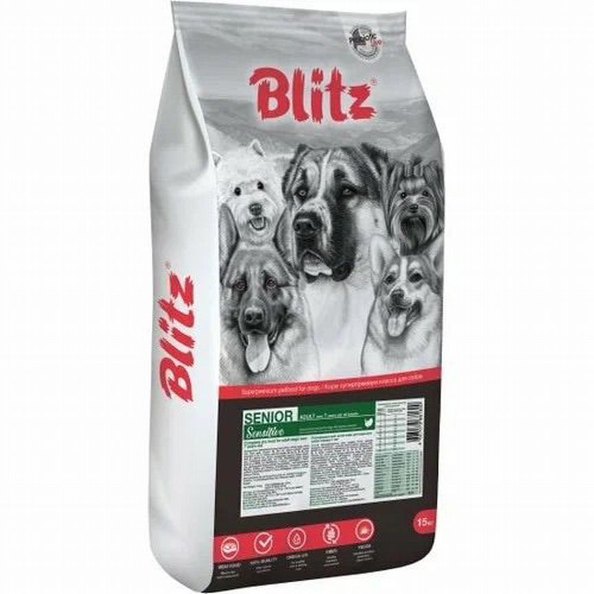 Корм для собак Blitz Sensetive