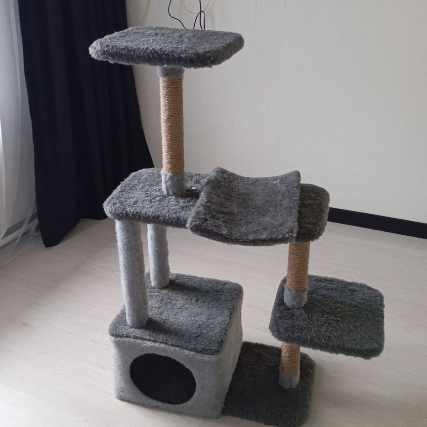 Когтеточка домик для кошки бу