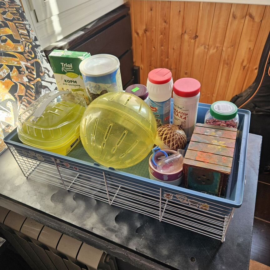 Клетка для грызунов ferplast полный комплект