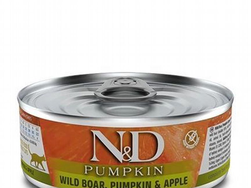 Консервы для кошек Фармина ND Pumpkin 70г Х 12шт