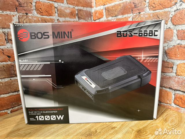 Активный мощный сабвуфер под сидения Bos-mini купить в Москве | Авито