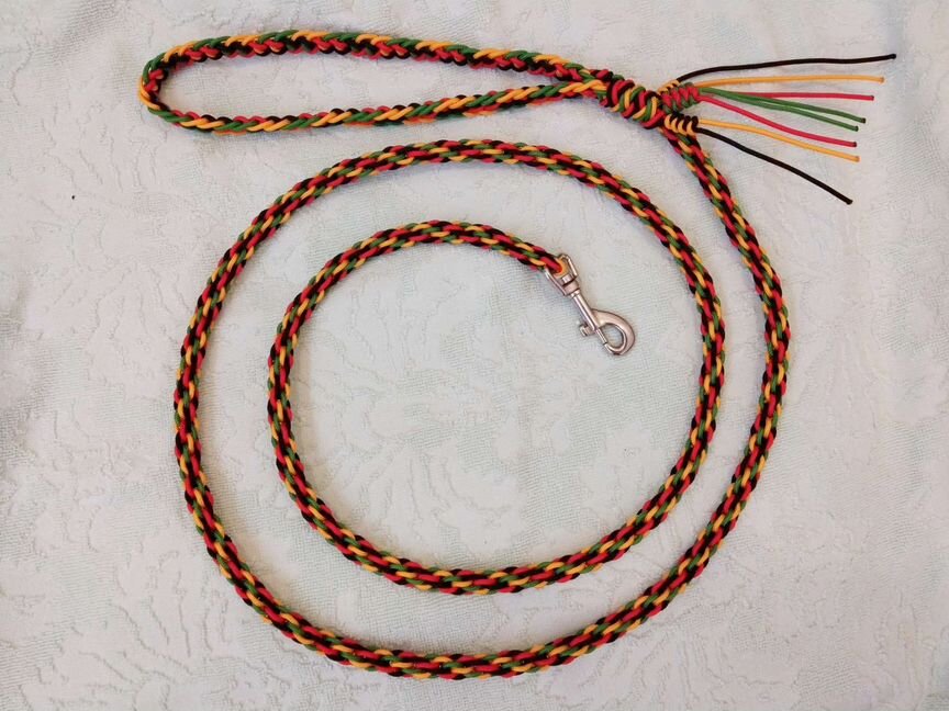 Поводок для собак ручной работы Ямайка