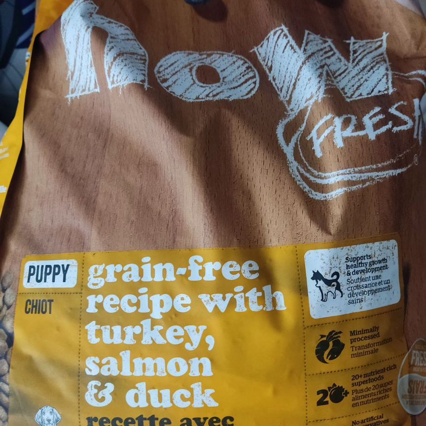 Корм для щенков NOW fresh 5,44 кг