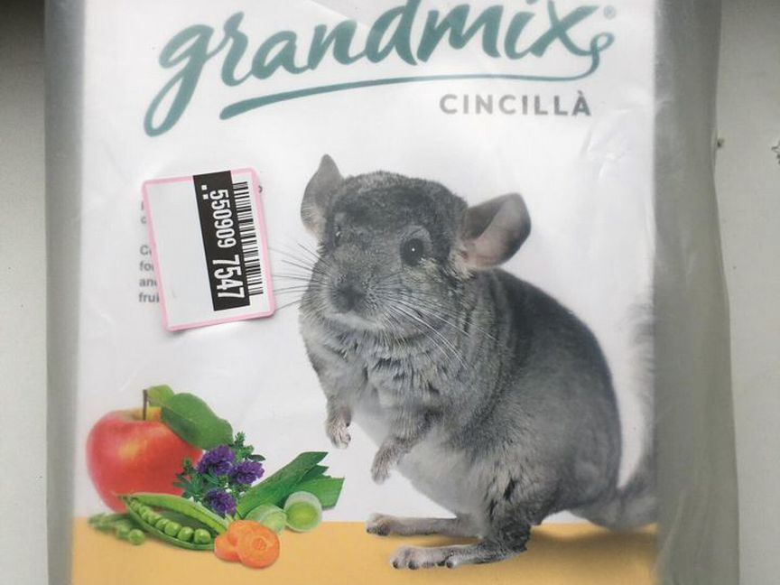 Корм padovan grandmix cincilla корм для шиншил