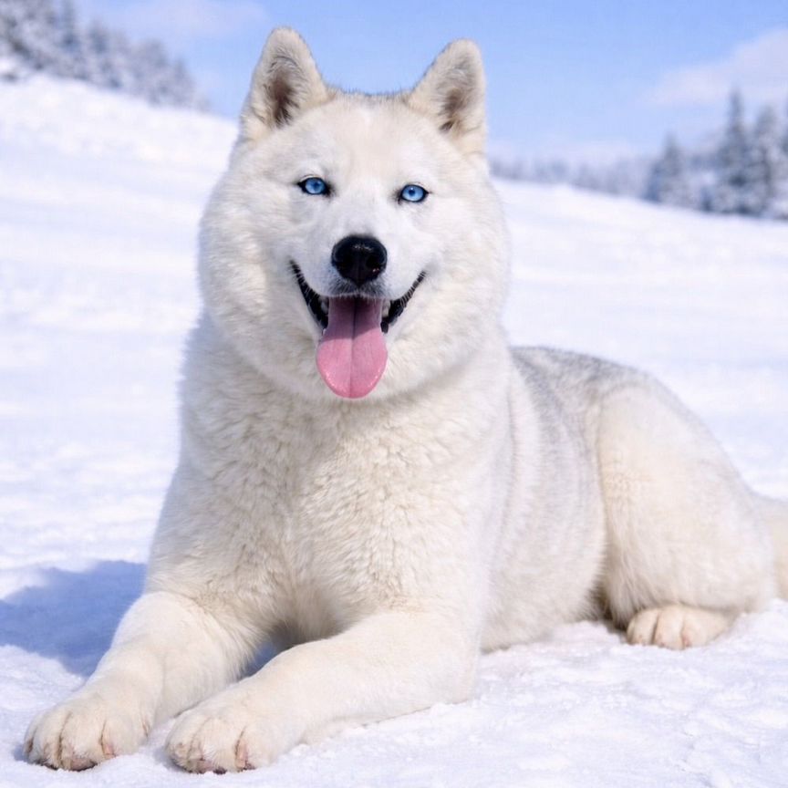 Сибирский хаски, взрослая собака