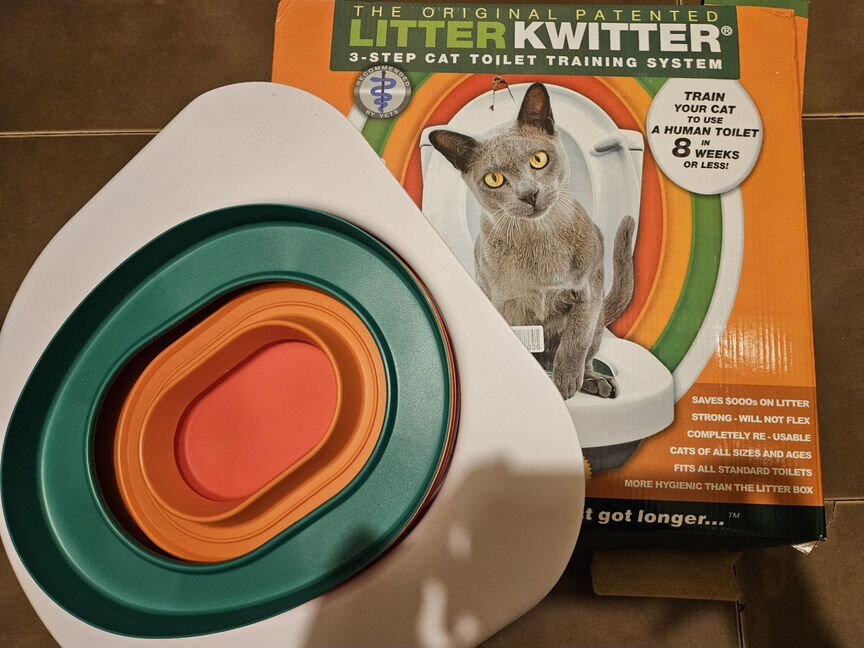 Система приучения кошек к унитазу Litter Kwitter