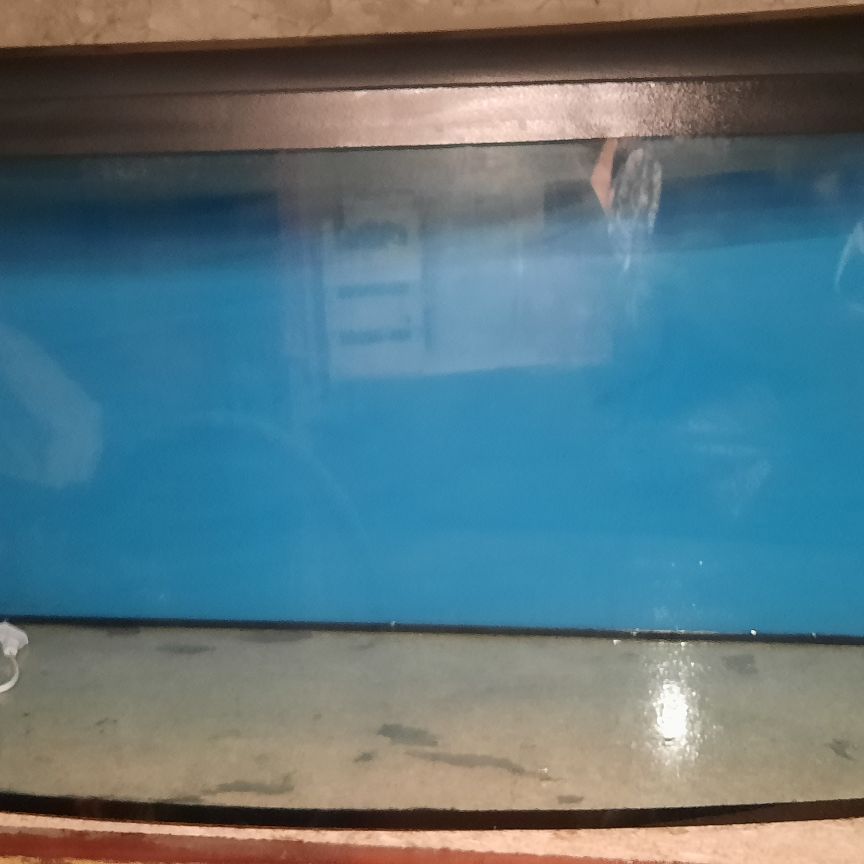 Аквариум панорамный с крышкой 250л