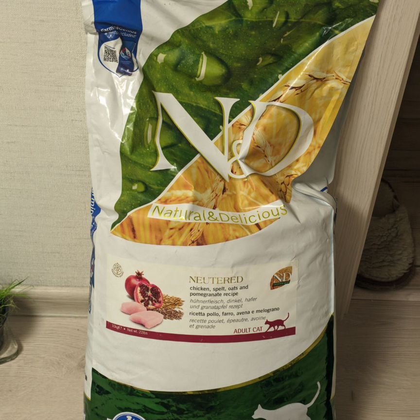 Корм N&D farmina для стерилизованных neutered