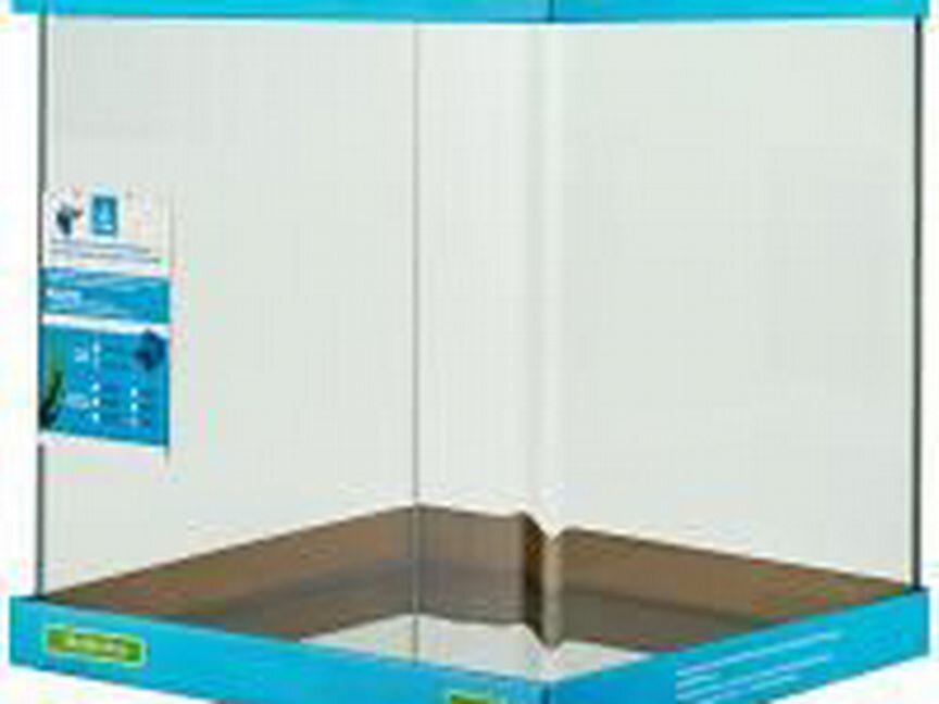 Аквариум prime 62 л с покровным стеклом, 38х38х43с