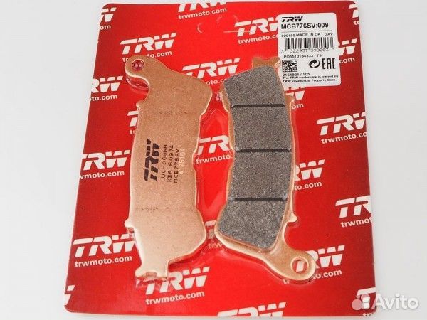 Тормозные колодки TRW MCB776SV VFR800 CBF1000 ABS купить в Чебоксарах ...