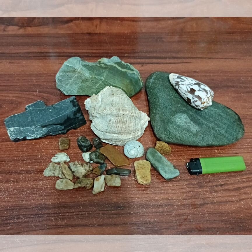 Декоративные камни и ракушки для аквариума