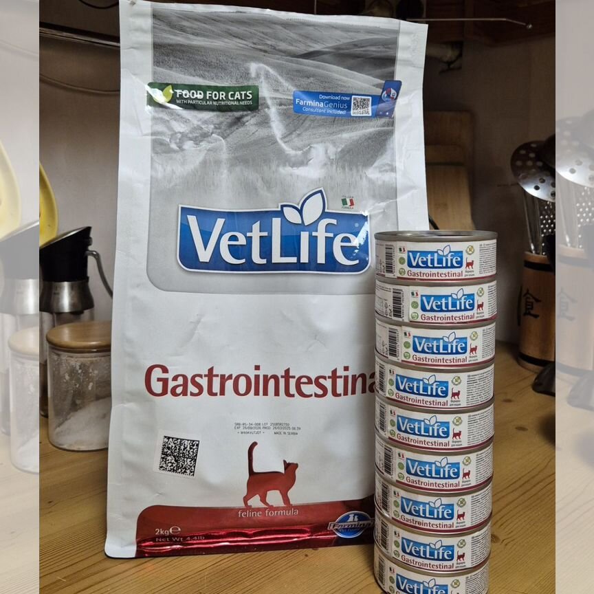 Vet Life gastrointestinal для кошек