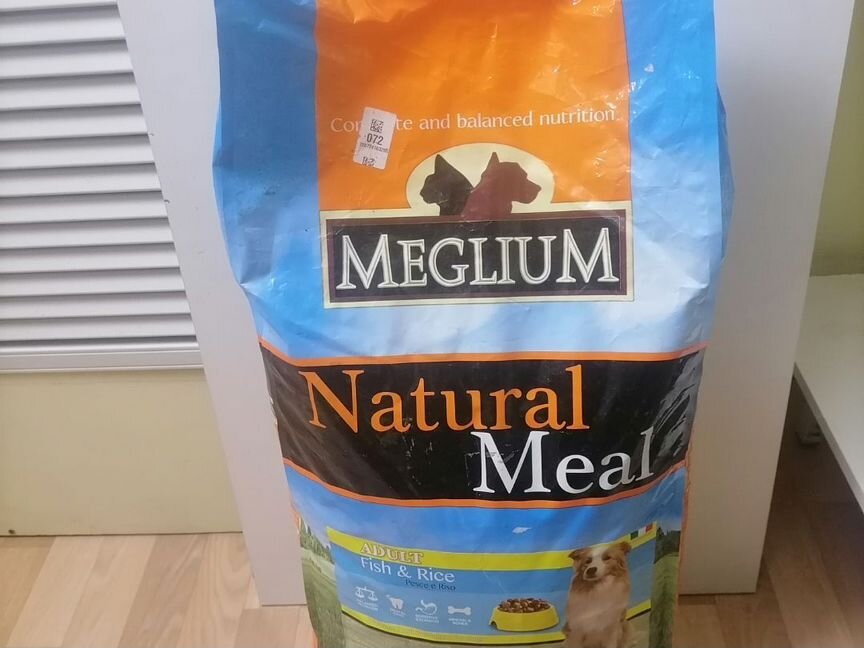 Корм для собак Meglium Adult Natural meal 15 кг
