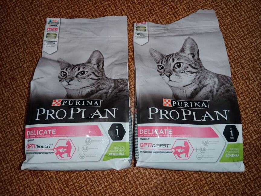 Сухой корм для кошек pro plan ягнёнок