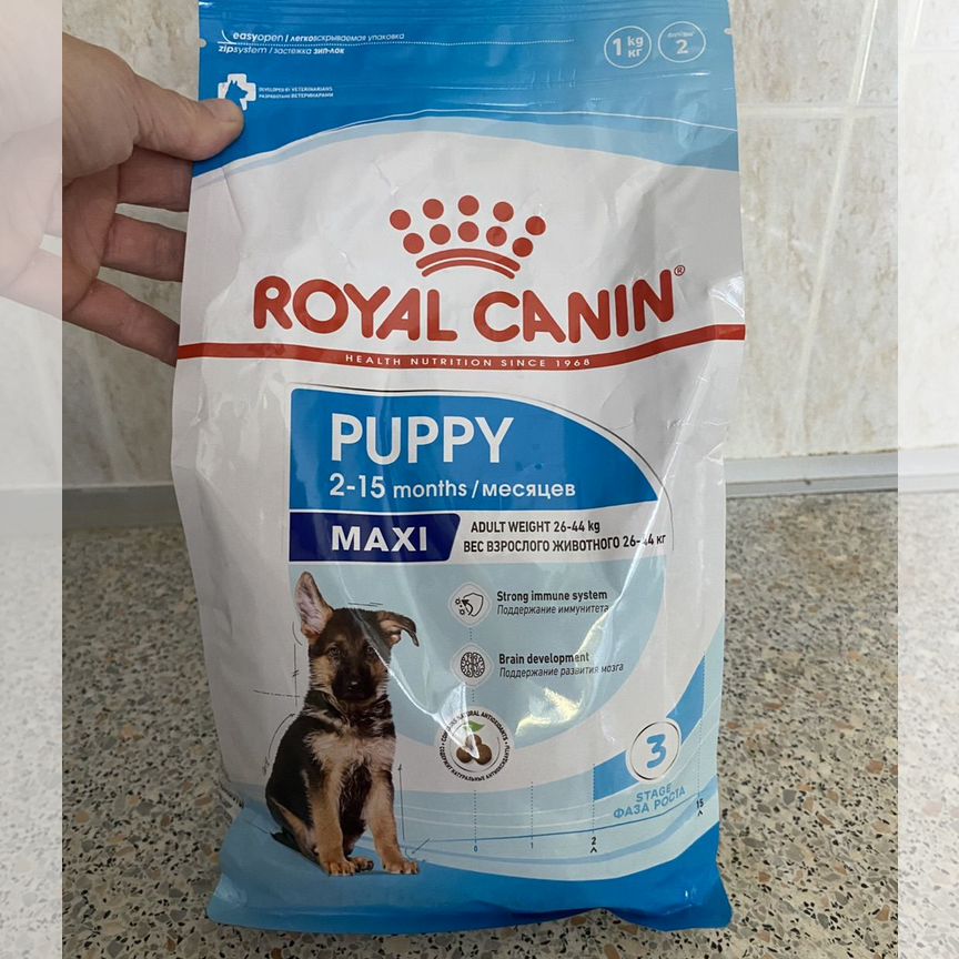 Корм для щенков royal canin maxi