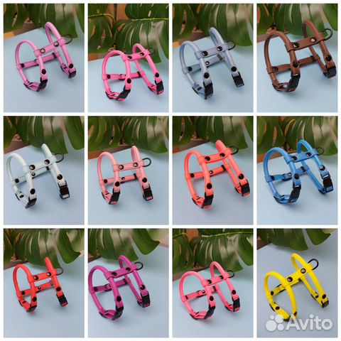 Шлейка круглая из биотана на щенков купить в Москве | Животные и ...