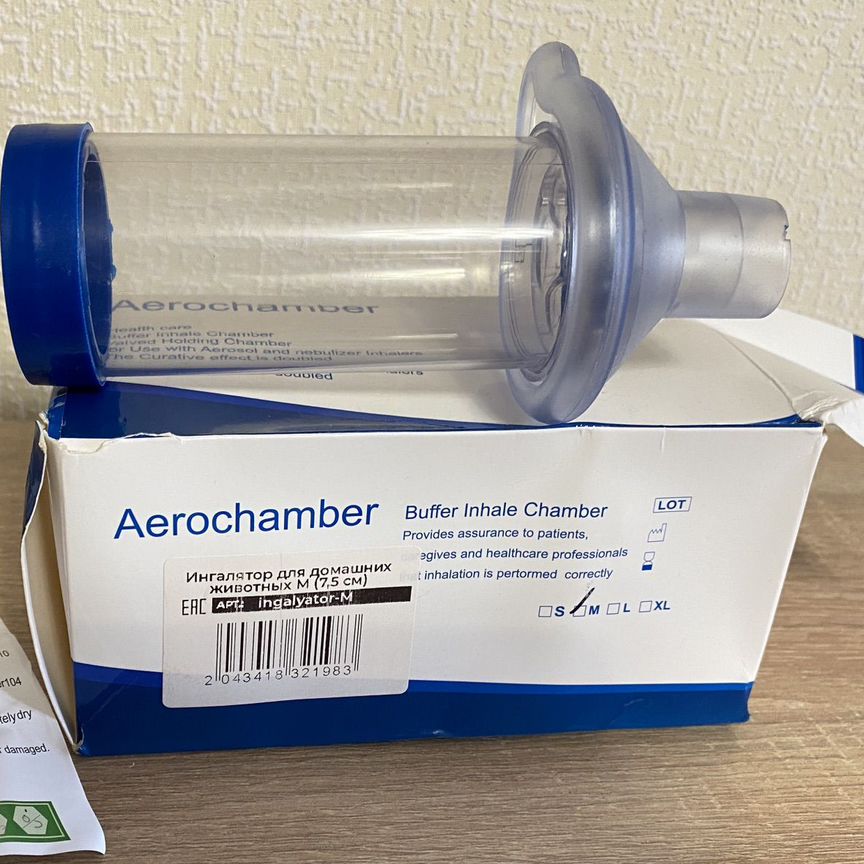Ингалятор для домашних животных размер M (7,5 см)