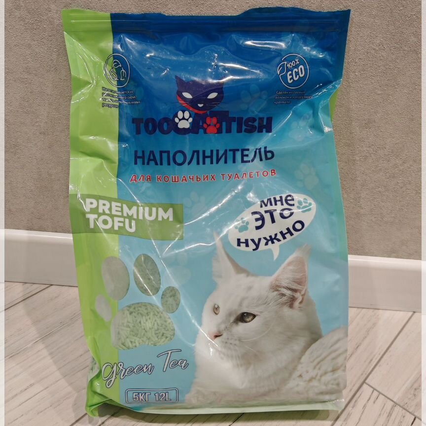 Кошачий наполнитель Тофу 12 л