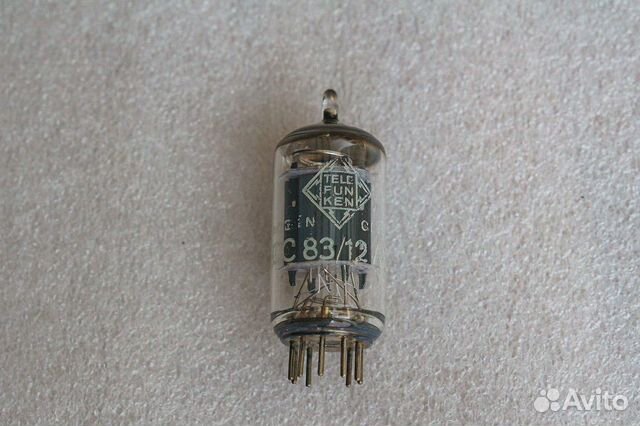 Лампа Telefunken ECC83 / 12AX7 купить в Москве | Электроника | Авито