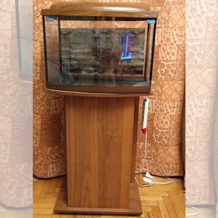 Аквариум с тумбой бу 40л