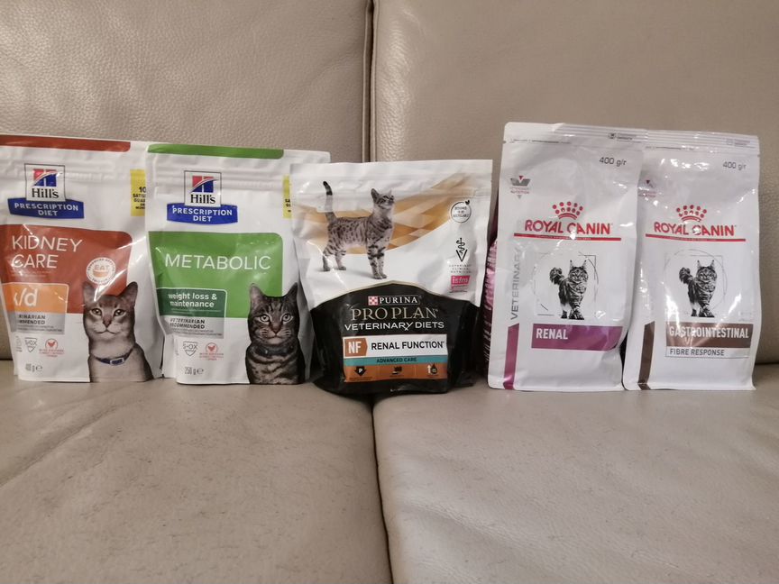 Корм для кошек Hill's; Royal Canin;Pro Plan