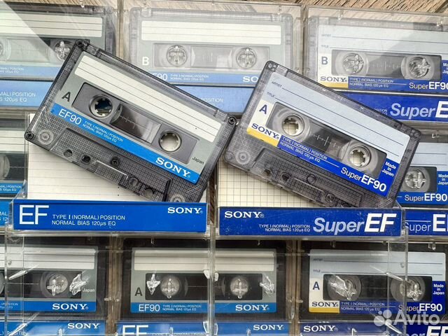 Аудиокассеты Sony Super EF-90, одним лотом купить в Москве ...