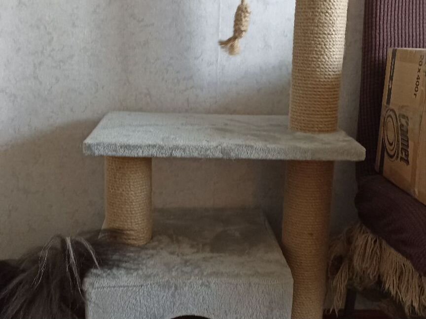 Домик для кошки/кота с когтеточкой бу