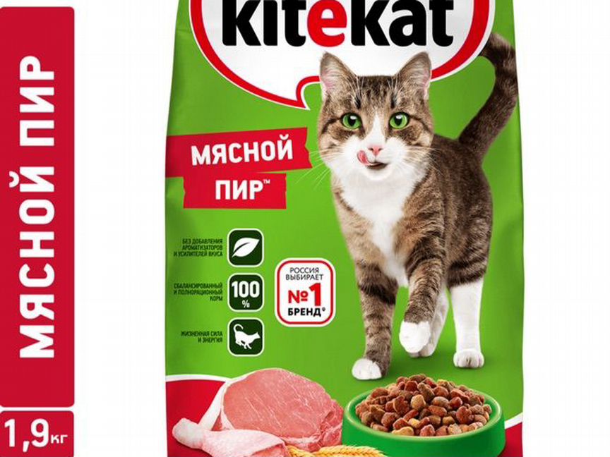 Сухой корм для кошек KiteKat
