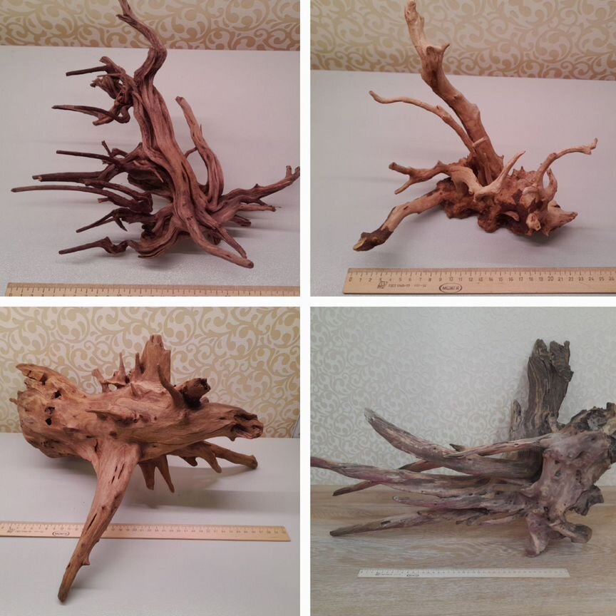 Коряги для аквариума разные