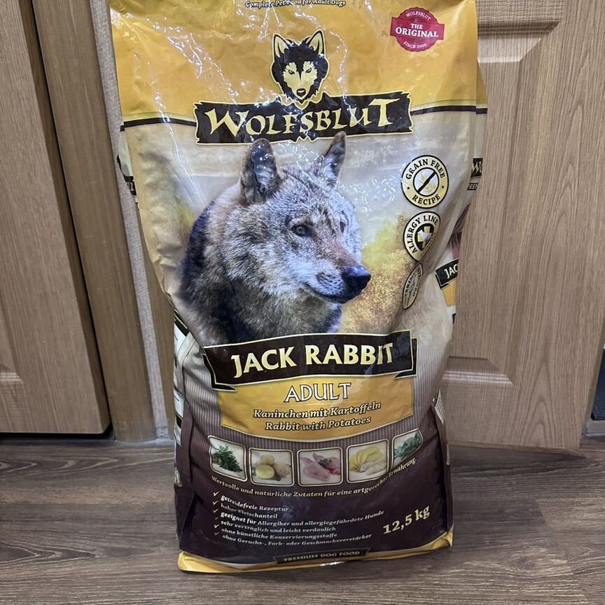 Корм для собак wolfsblut jack rabbit