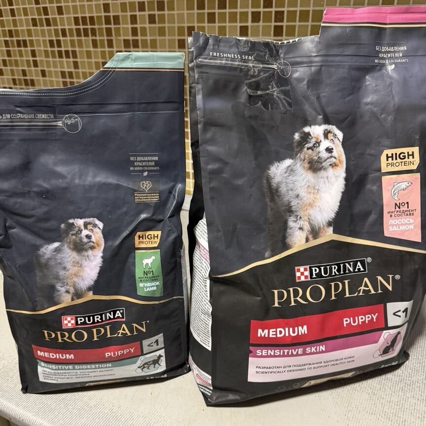 Сухой корм для щенков