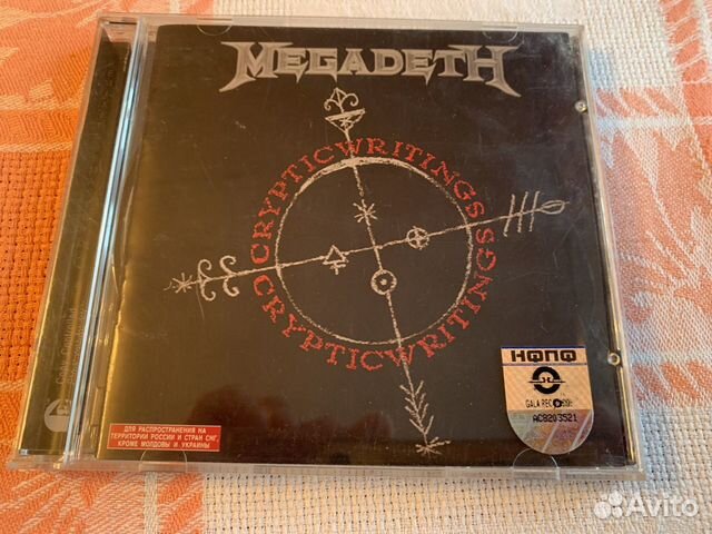 Megadeth - cryptic writings лицензия 1997 remaster купить в Москве ...