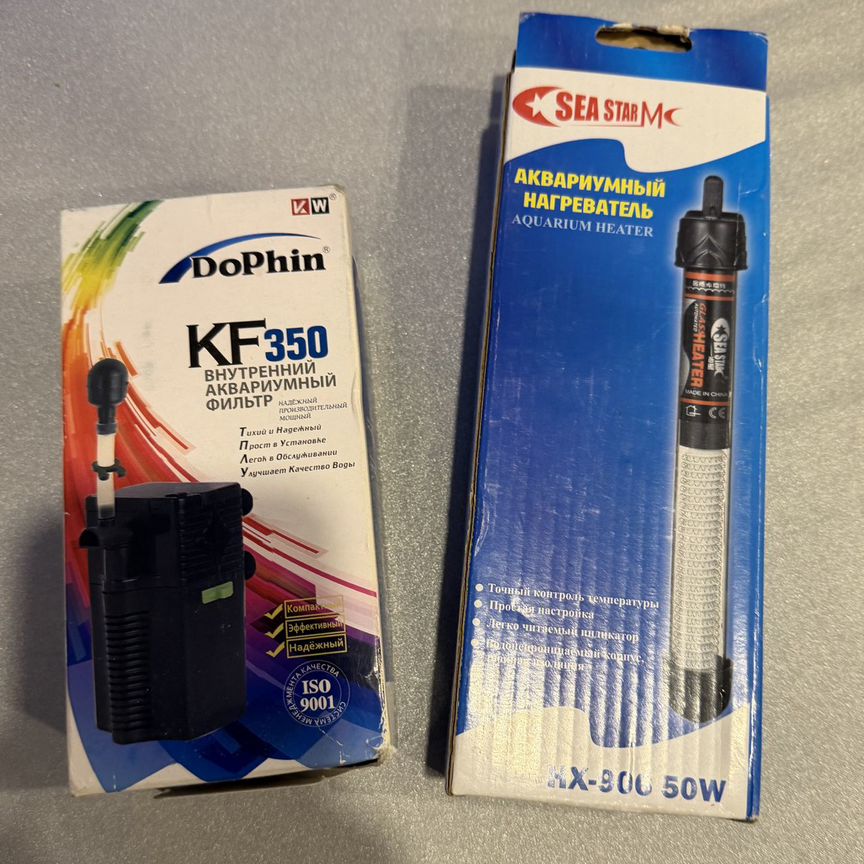 Фильтр Dophin KF350   нагреватель Sea Star 50W