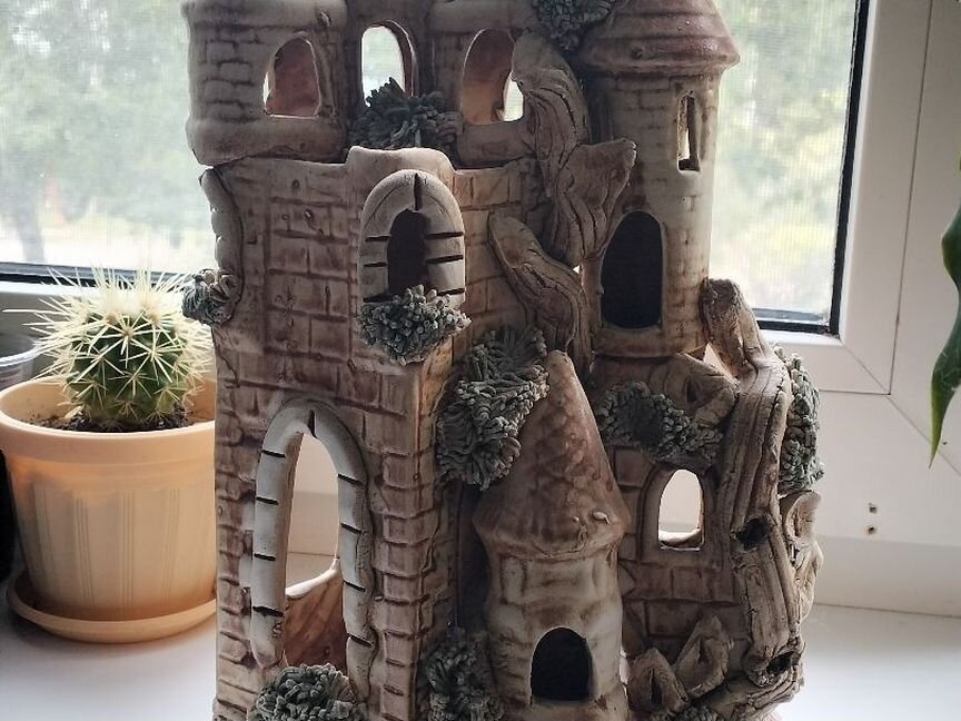 Грот замок для аквариума