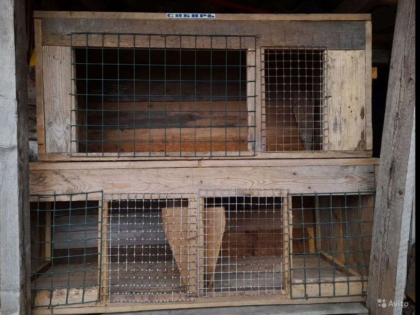 Клетки для кроликов разных размеров