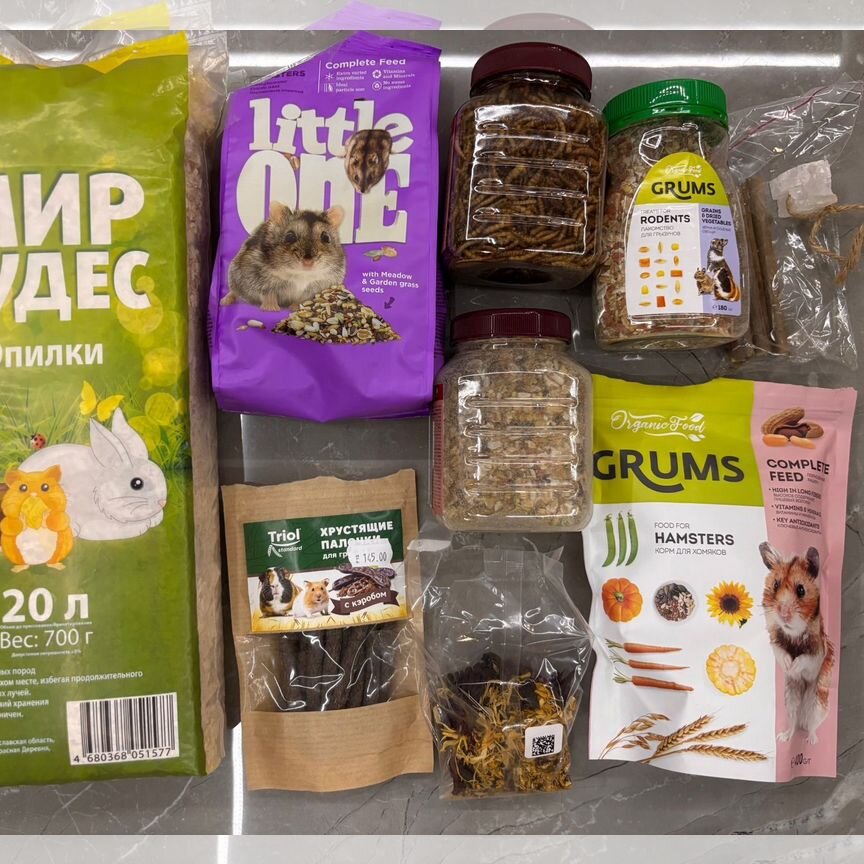Корм для джунгарских хомяков