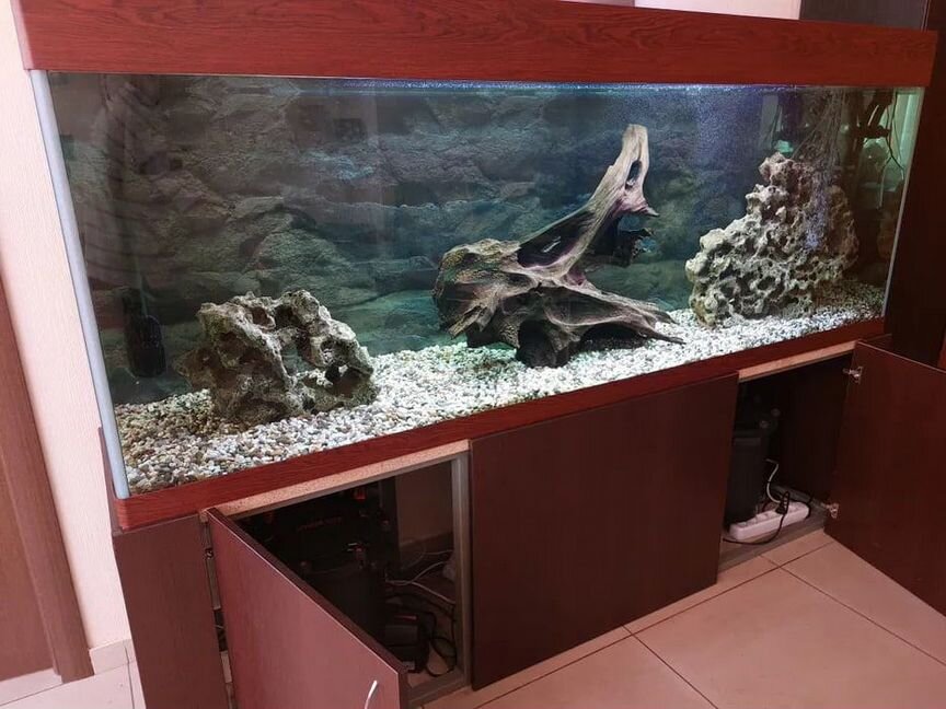Аквариум 1000л с двумя фильтрами Fluval