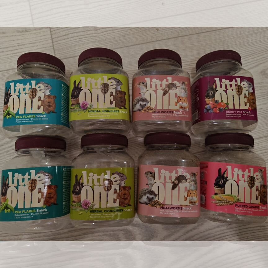 Баночки от корма Little one для грызунов