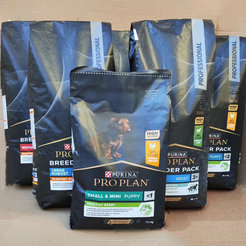 Корм Проплан для щенков мелких пород с курицей 7кг