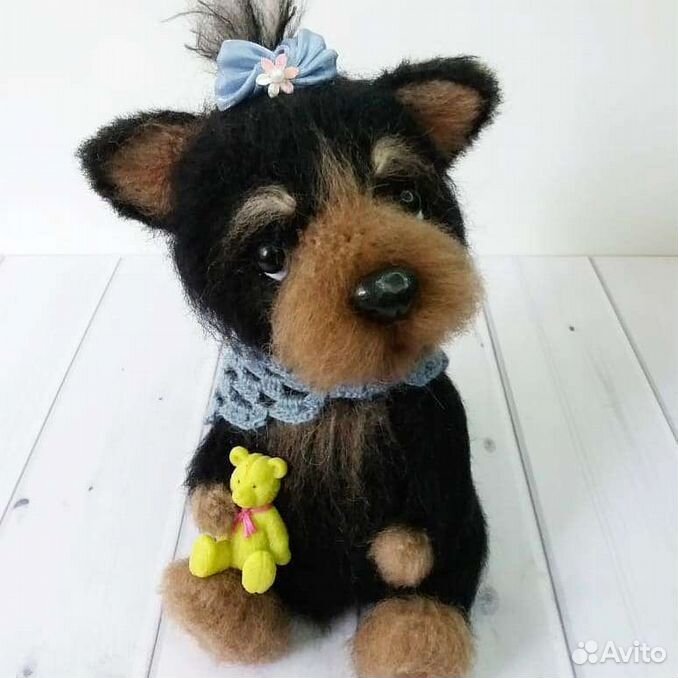 Йоркширский терьер интерьерная игрушка