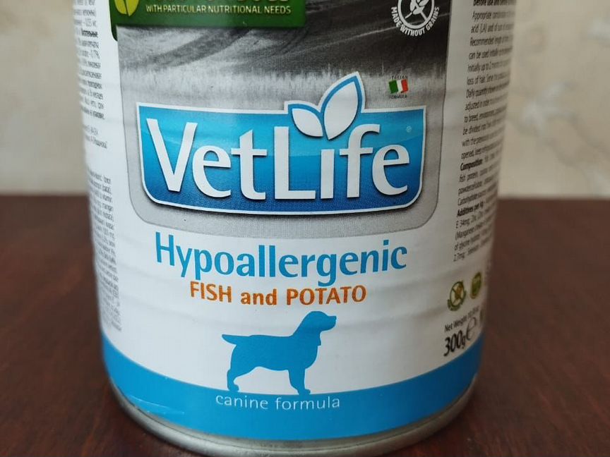 Vet Life гипоаллергенный корм для собак