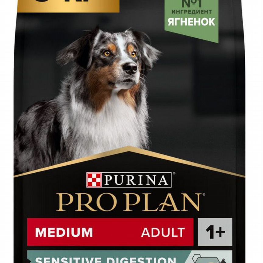 Корм для собак proplan medium 3 кг