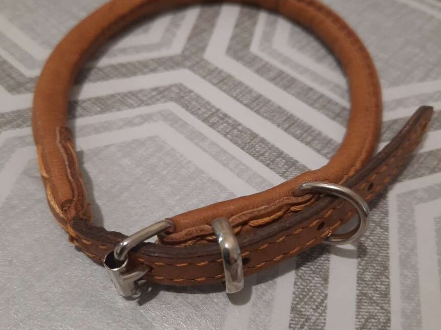 Ошейник новый натуральная кожа