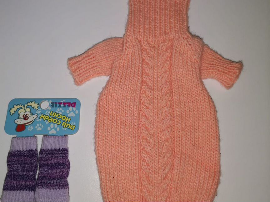 Свитерок и носочки для котика или собачки