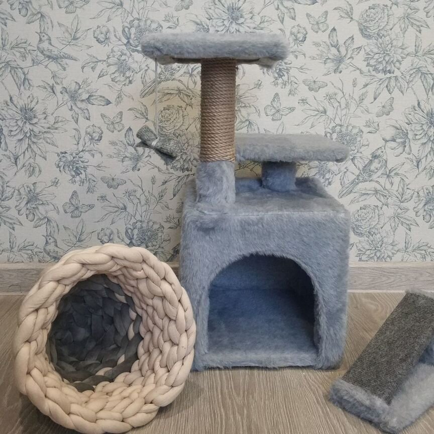 Домик-Когтеточка для Кошки Новый
