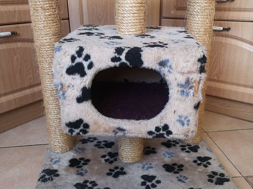 Домик для кошки с когтеточкой бу