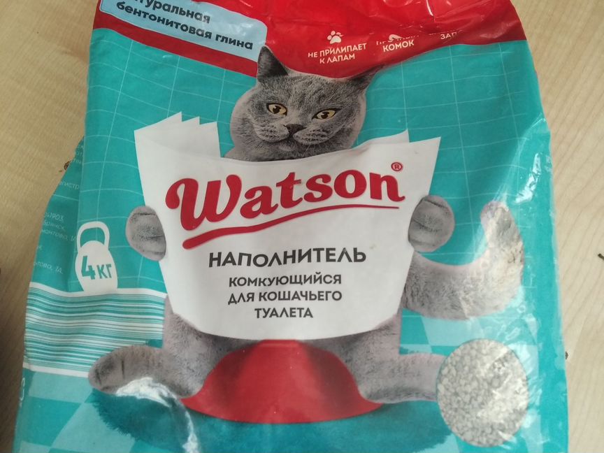 Наполнитель для кошачьего туалета бентонитовый